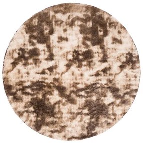 Koberec SILK DYED MR-580 hnědý kruh