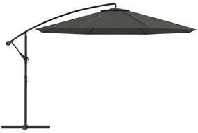 Konzolový slunečník s hliníkovou tyčí 350 cm antracitový - Default Title