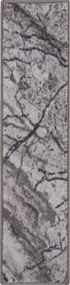 Spoltex, Běhoun na míru Marble 19 šedý, šíře 67 cm, šedá, chodba / předsíň