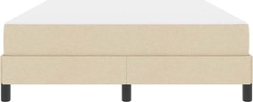 Postel s boxspringem Krémová 140 x 200 cm textil 3398498