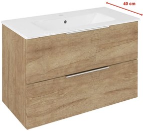 Sapho Cirasa koupelnová skříňka pod umyvadlo 78 x 54 x 39 cm dub alabama CR792-2222