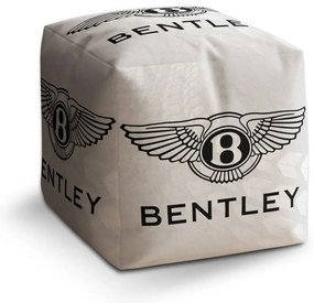 Sablio Taburet Cube Bentley na bílé: 40x40x40 cm