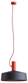 WEVER & DUCRÉ ROOMOR SUSPENDED 1.0 PAR16 Barva: Korálově Červená, Speciální typ: Shade 3.0 | 6.0m, Další parametry: Stínítko: Černá, Uchycení: Korálo…