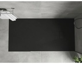 Mexen Hugo, SMC obdélníková sprchová vanička 170 x 80 cm, černá matná, 42708017