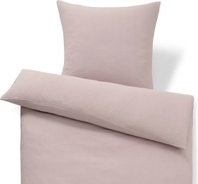 Tchibo - Mušelínové povlečení, světle růžová, standardní velikost