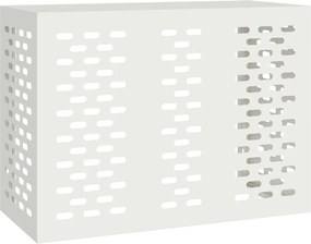 vidaXL Ochrana klimatizace Bílá 110 x 50 x 80 cm