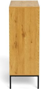 Komoda Palmdale 80 cm dub divoký/černý