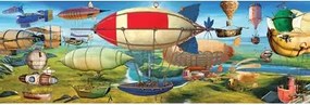 EUROGRAPHICS Panoramatické puzzle Velký závod / 1000 dílků / 99 x 33 c