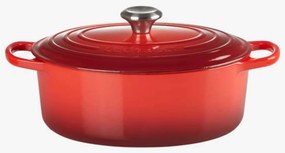 Le Creuset Signature - Pekáč oválný s poklicí, objem 4,1 l, cerise 21178270602430