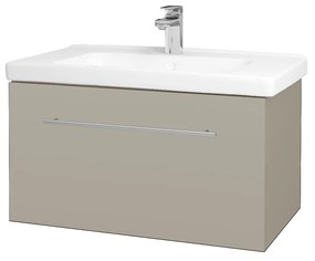 Dřevojas Koupelnová skříň BIG INN SZZ 80 Varianta: N01 Bílá lesk / Úchytka T02 / D16 Beton tmavý