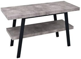 Sapho TWIGA umyvadlový stolek 120x72x50 cm, černá mat/cement - VC453-120-7