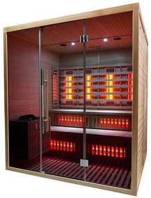 Marimex | Kombinovaná sauna Marimex UNITE XXL s Wi-Fi (FSC) + saunová kamna | 11100117