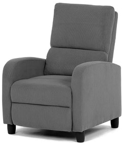 Relaxační křeslo, béžová, manšestrová látka, TV-4011 BGE2 Barva: šedá