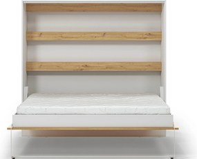 Devesto Sklápěcí postel Horizontální 160 Dub Artisan