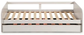 Bílá dětská postel s výsuvným lůžkem 90x190 cm Redona – Marckeric