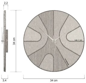 Designové hodiny 10-040-86 CalleaDesign AsYm 34cm