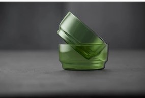 Lyngby Glas Sada skleněných misek Torino 12 cm (2 ks) Green