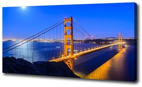 Wallmuralia Foto obraz tištěný na plátně Most San Francisco 100x50