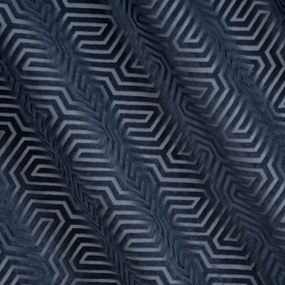 ZÁVĚS NA KROUŽCÍCH PIERRE CARDIN INGA 140X250 CM TMAVĚMODRÁ