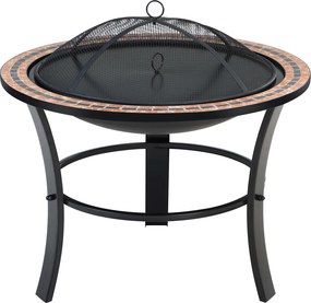 Zahradní ohniště Fuoco mozaika ocel Ø76cm