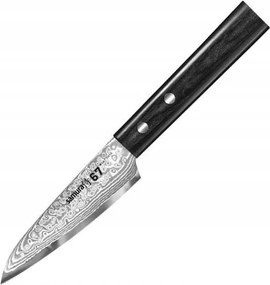 Samura Damascus 67 Nůž Paring 98 mm Micarta rukojeť, 61 Hrc