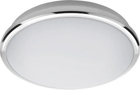 Sapho Sapho, SILVER stropní LED svítilna, průměr 29cm, 10W, 230V, 3000K/4000K/6500K, IP44, chrom, AU480