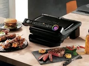 Tefal OptiGrill+ GC714834 + zapékací mísa černý / Kontaktní gril / 200