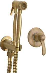 Sapho Kirké - Bidetová baterie pod omítku, se sprškou, s tělesem, bronz KI41B-01
