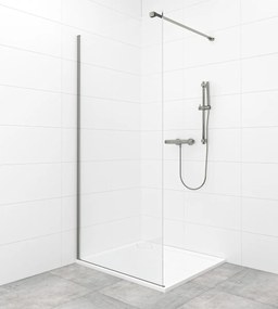 Sprchová zástěna Walk-in 110 cm SAT v barvě profilu PVD Gun metal SATBWI110PRGM