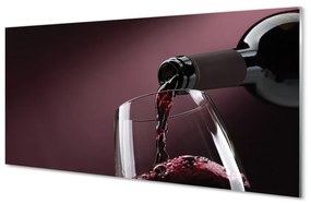 Obraz na skle Maroon bílé víno 120x60 cm