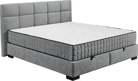 XXXLutz AMERICKÁ POSTEL, 160/200 cm, antracitová MID.YOU - Postele s úložným prostorem - 002220053409