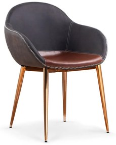 Stylová kancelářská židle Premium Eco kůže BASCONI
