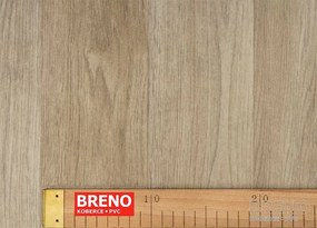 Breno PVC ECOTEX Nimes 532 – světlé dřevo, šíře 300 cm