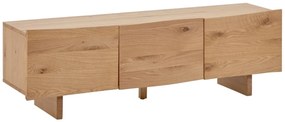 Dubový TV stolek Kave Home Rasha 160 x 41 cm