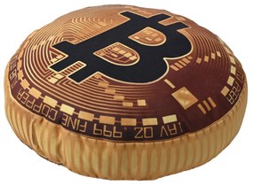 3D polštář Bitcoin