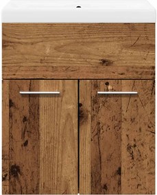 2dílná koupelnová sestava old wood kompozitní dřevo 3328581
