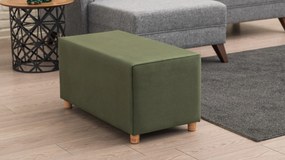 Atelier del Sofa Taburet Lotus - Green, Zelená