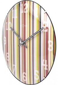 Designové nástěnné hodiny 3168 Nextime Smithy Dome 35cm