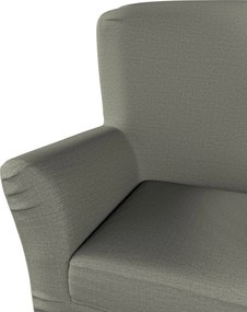 Potah na křeslo Tomelilla vysoké provedení, se záložkami barva šedá látka pletený vzor