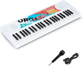 Costway 49 Keys Dětská klavírní klávesnice s 8 Rytmy a 8 Zvuky