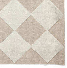 Bílo-béžový pratelný koberec 160x230 cm Lyna Beige&amp;White – Think Rugs