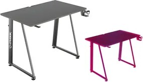 ULTRADESK ENTER V2 černá / Herní stůl / 100 x 60 x 75 cm / držák sluch