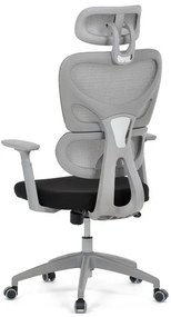 Autronic Kancelářská židle KA-K2081 Barva opěráku: Šedá