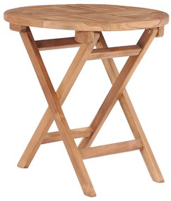 48976 vidaXL Skládací zahradní stůl 45 cm masivní teakové dřevo