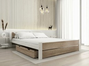 Úložný box pod postel 98 cm, dub sonoma