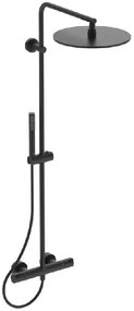 Ideal Standard CeraTherm - Sprchový set s termostatem, průměr 30 cm, hedvábná černá A7589XG