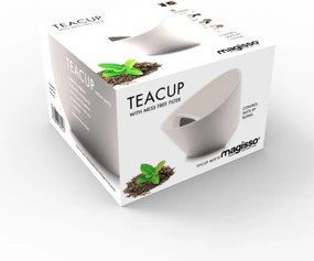 Chytrý hrnek na čaj 0,25 l, bílý Magisso | BIANO