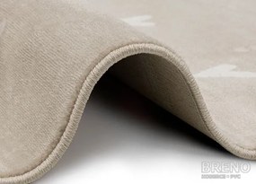 Breno Kusový koberec LIDA NEW SWEETIE Light beige, 80x150 cm, Béžová/Vícebarevné