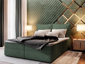 MSL Kontinentální čalouněná postel LOTO (180 x 200 cm) Barva látky: POSO 100