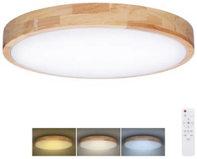 Solight WO8010- LED Stm. svítidlo SOLID OAK LED/60W/230V 3000-6500K pr. 51 cm+DO